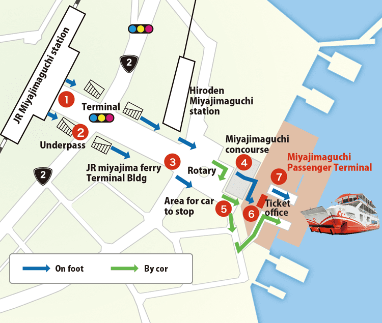 Map Of Key West Ferry Terminal